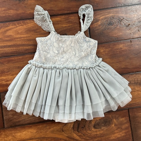 Noralee | Dresses | Noralee Bluegrey Tutu Dress | Poshmark